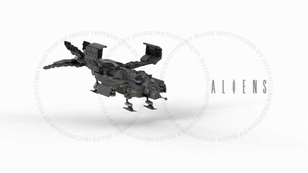 Lego Moc Micro Aliens Series Part I Ud 4l Dropship Landing Type By