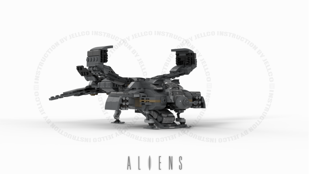 Lego Moc Micro Aliens Series Part I Ud 4l Dropship Landing Type By