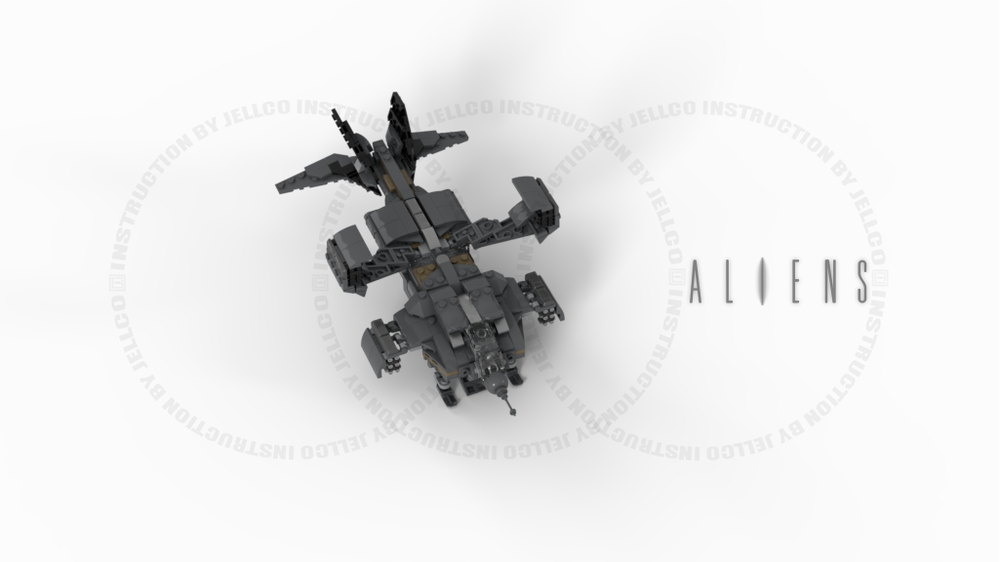 Lego Moc Micro Aliens Series Part I Ud 4l Dropship Landing Type By