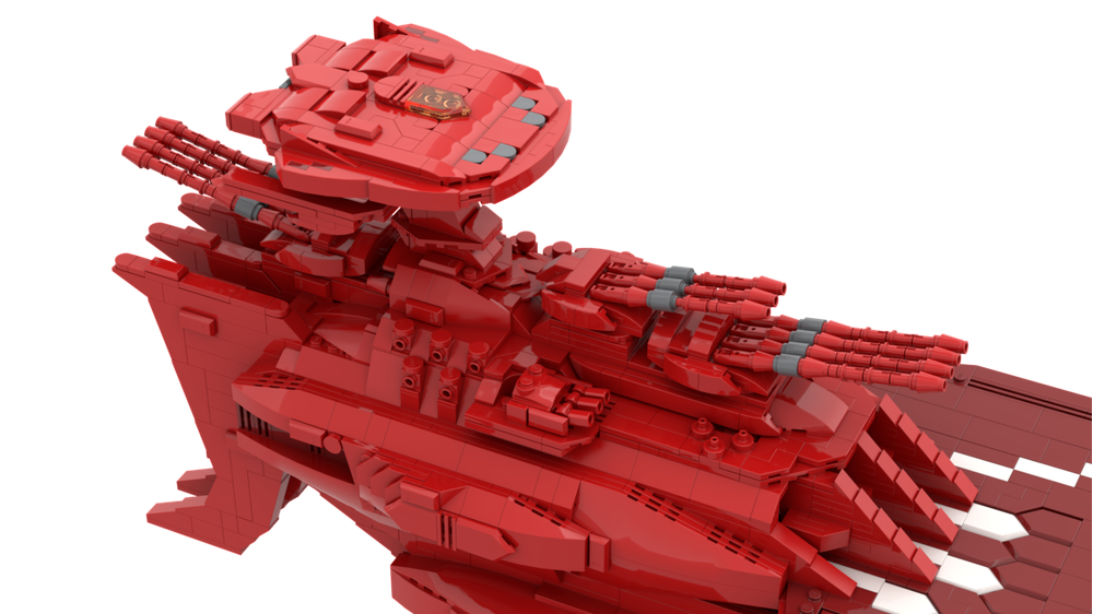 Lego Moc Great Imperial Garmilas Deusula The 3rd Space Battleship