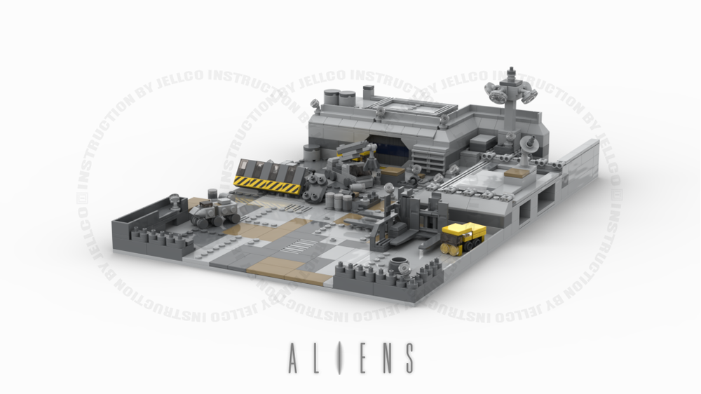 Lego Moc Aliens Micro Diorama Hadleys Hope By Jellco Rebrickable