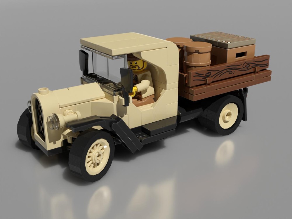 LEGO MOC Vintage Truck by Dongeraldo | Rebrickable - Build with LEGO