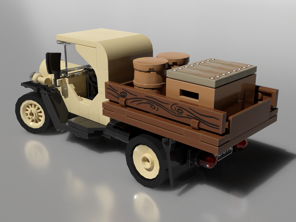 Lego Moc Vintage Truck By Dongeraldo Rebrickable Build With Lego