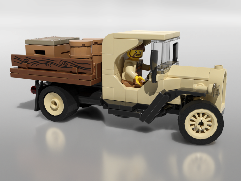 Lego Moc Vintage Truck By Dongeraldo Rebrickable Build With Lego