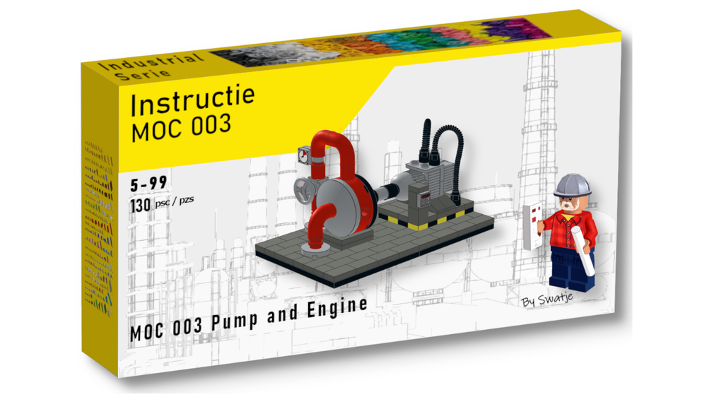 LEGO MOC MOC 003 Pump and Engine by Swatje | Rebrickable - Build with LEGO