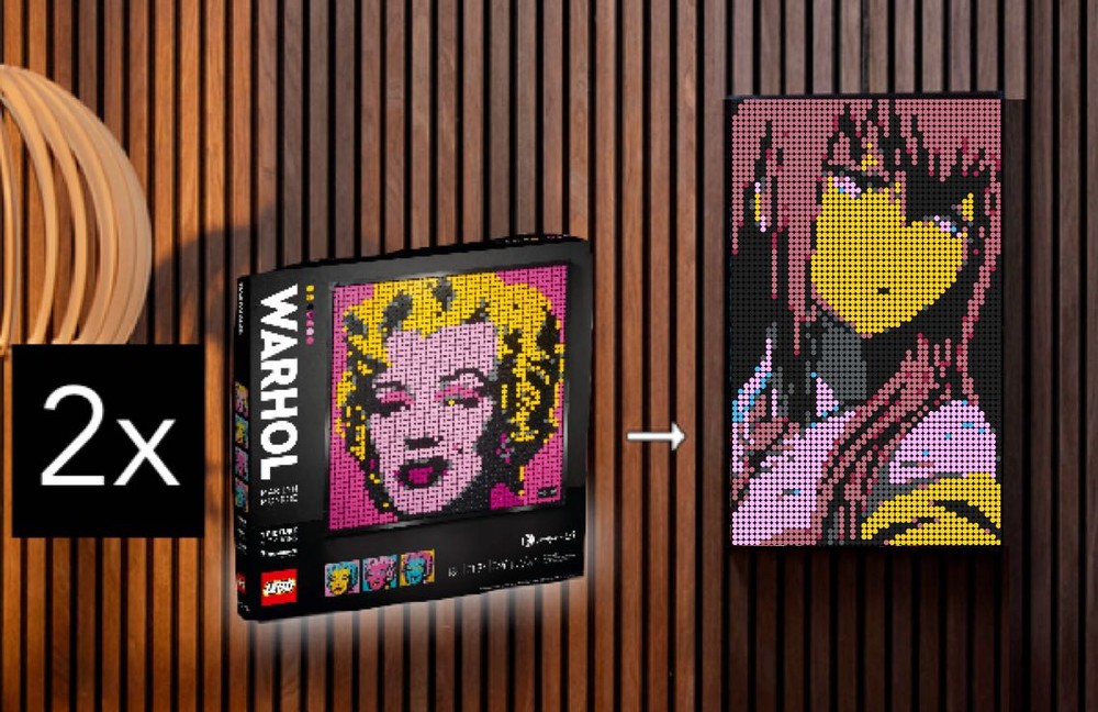 LEGO MOC Kurisu Makise Warhol Mosaic (Steins Gate Anime) by aaronaar ...