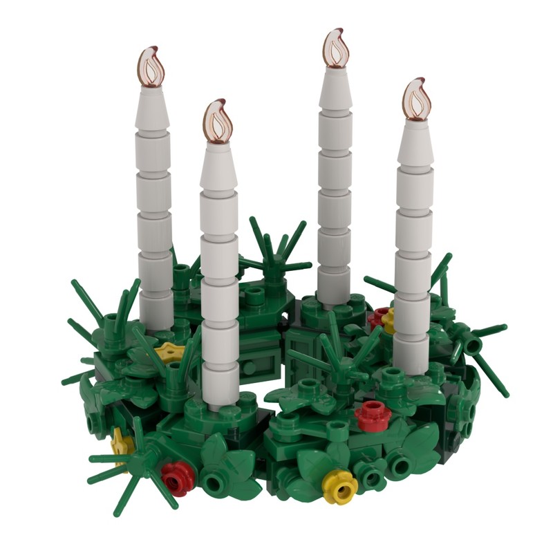 LEGO MOC Advent Wreath by tomtoms_design | Rebrickable - Build with LEGO