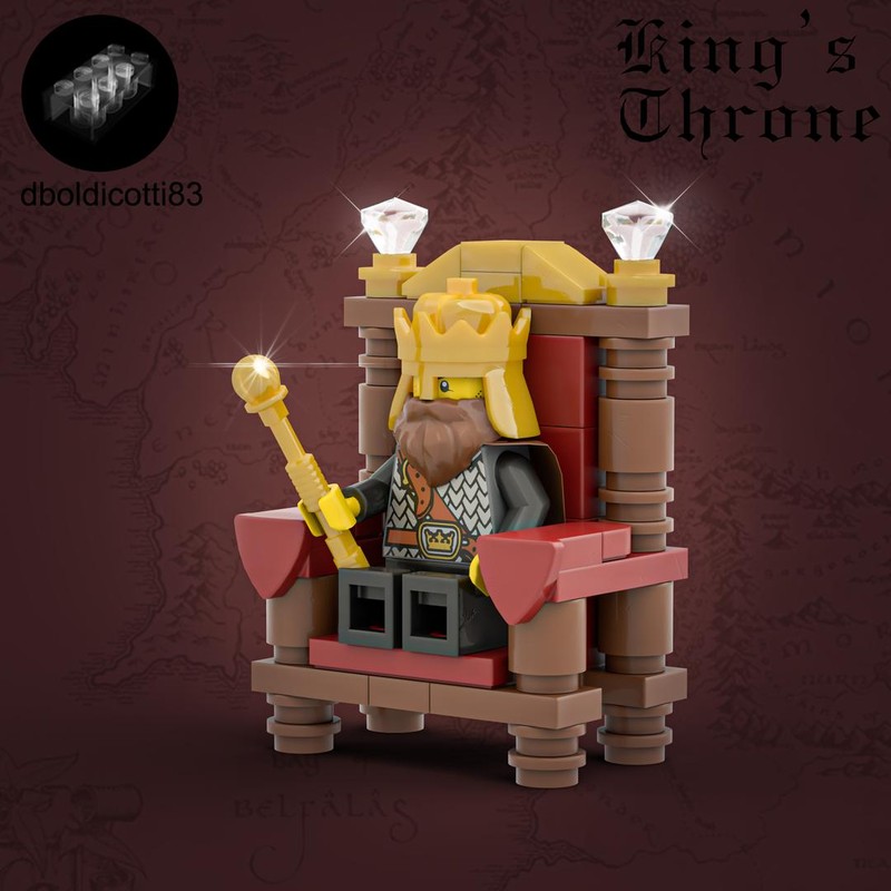 LEGO MOC King's throne by dboldicotti83 | Rebrickable - Build with LEGO