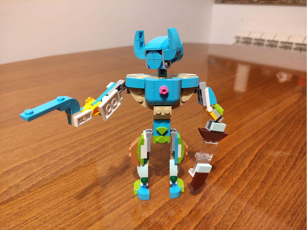 LEGO MOC-128377 Demon Robot - Gun and Sword by ivanNik85 | Rebrickable ...