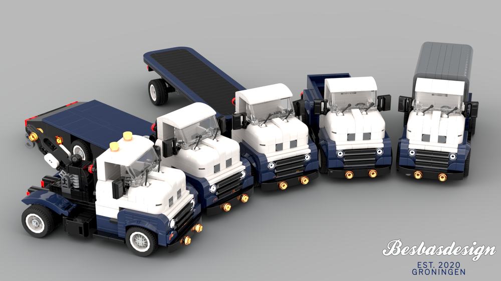 LEGO MOC Ford F5 COE modular system by besbasdesign | Rebrickable ...