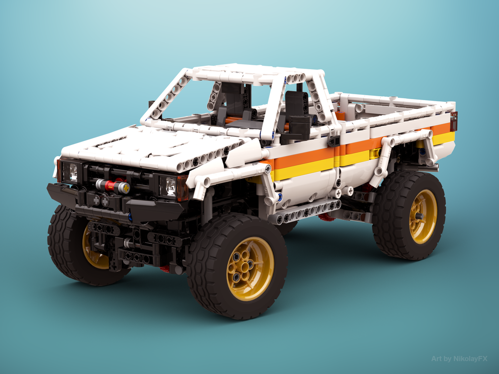 Lego Moc Power Bumper For Toyota Hilux By Rm8 Lego Garage Brickgarage