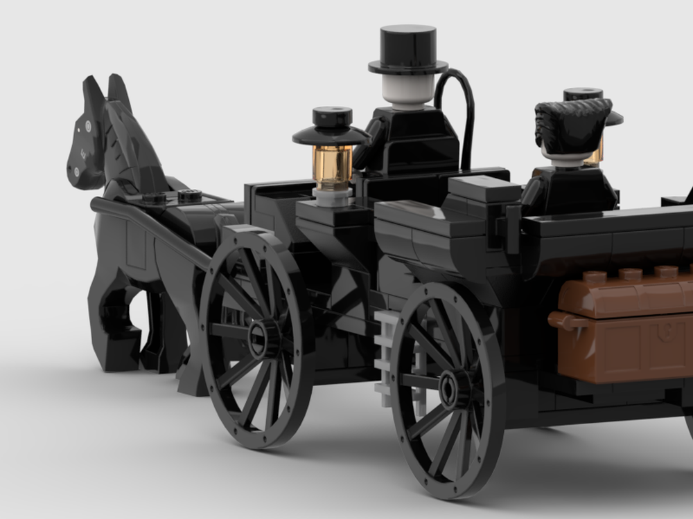 LEGO MOC Vampire Horse carriage by PauloJorgeRamos | Rebrickable ...