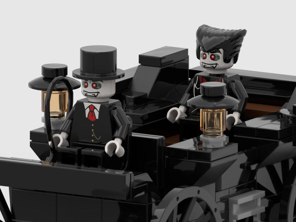 LEGO MOC Vampire Horse carriage by PauloJorgeRamos | Rebrickable ...