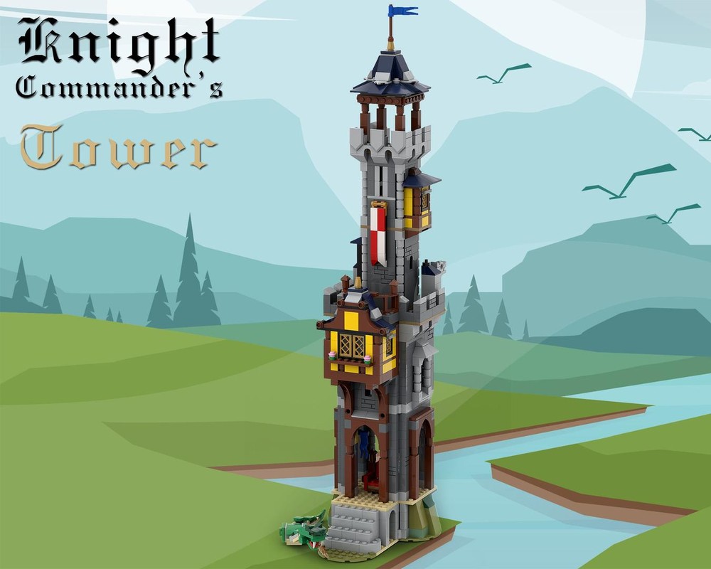 LEGO MOC Knight Commander's Tower by Ko_Lego | Rebrickable - Build with ...
