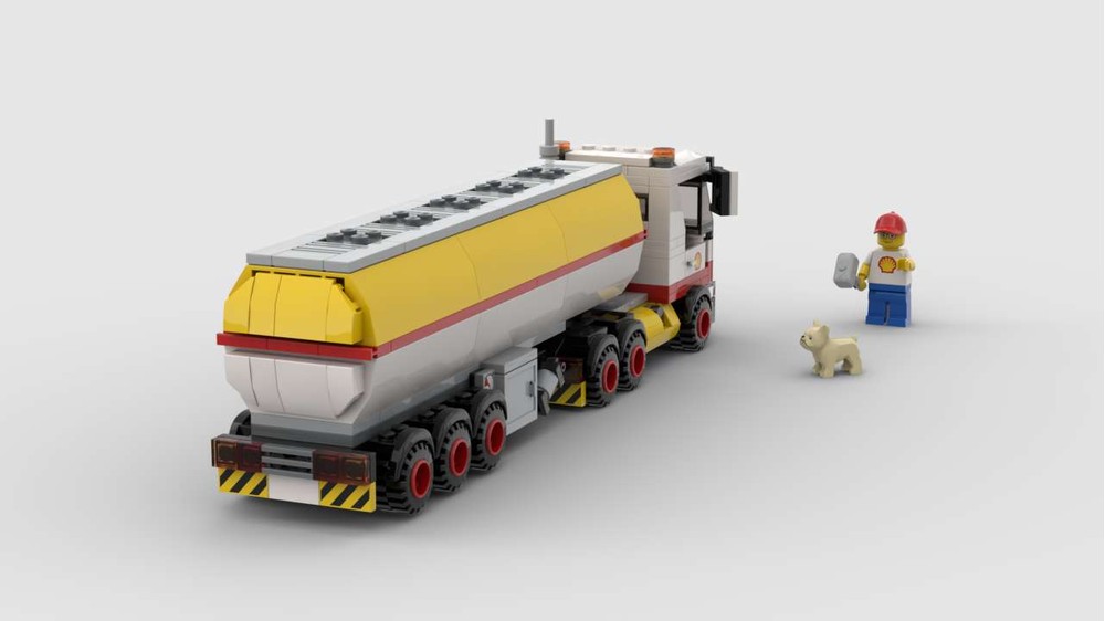 LEGO MOC Shell Tank Truck (6695 Re-imagine) by doppiopug | Rebrickable ...