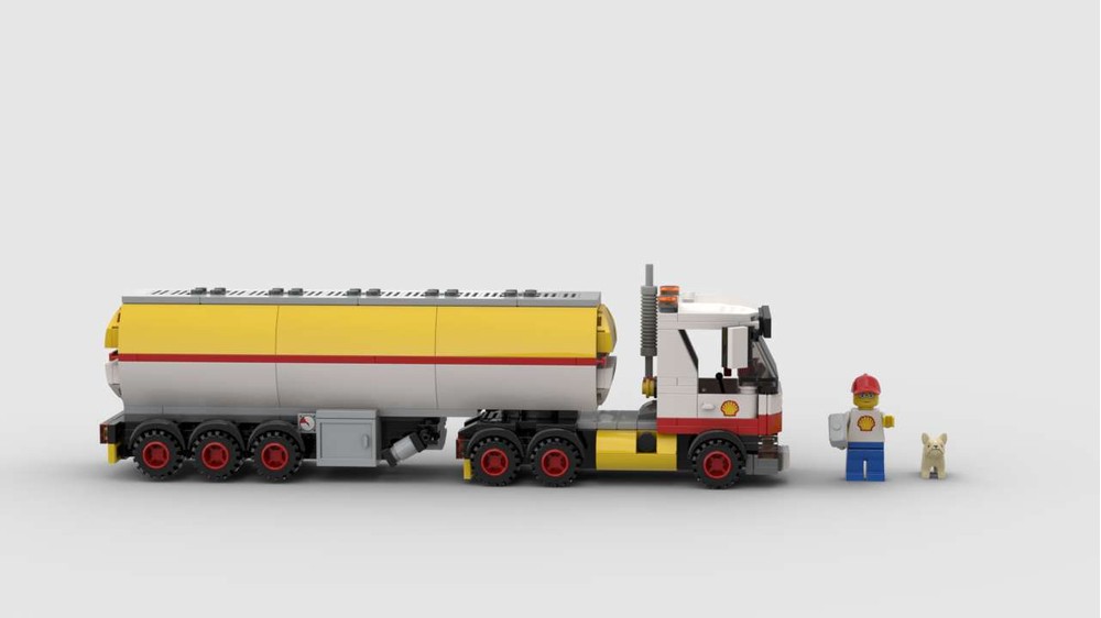 LEGO MOC Shell Tank Truck (6695 Re-imagine) by doppiopug | Rebrickable ...