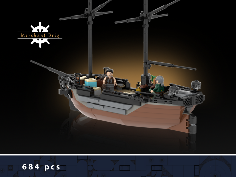 LEGO MOC Merchant Brig by Marius2002 | Rebrickable - Build with LEGO