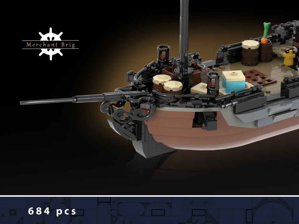 LEGO MOC Merchant Brig by Marius2002 | Rebrickable - Build with LEGO