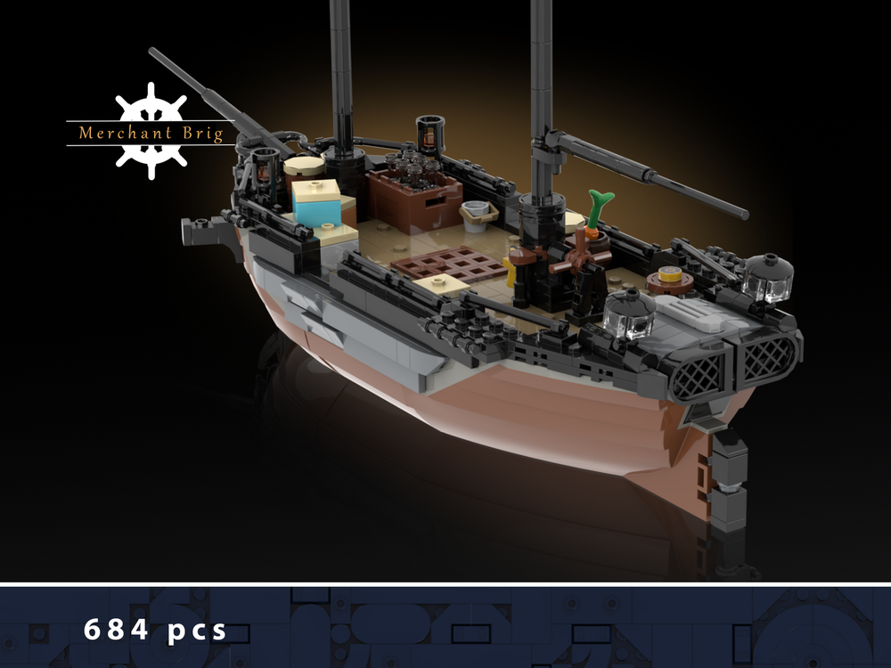 LEGO MOC Merchant Brig by Marius2002 | Rebrickable - Build with LEGO