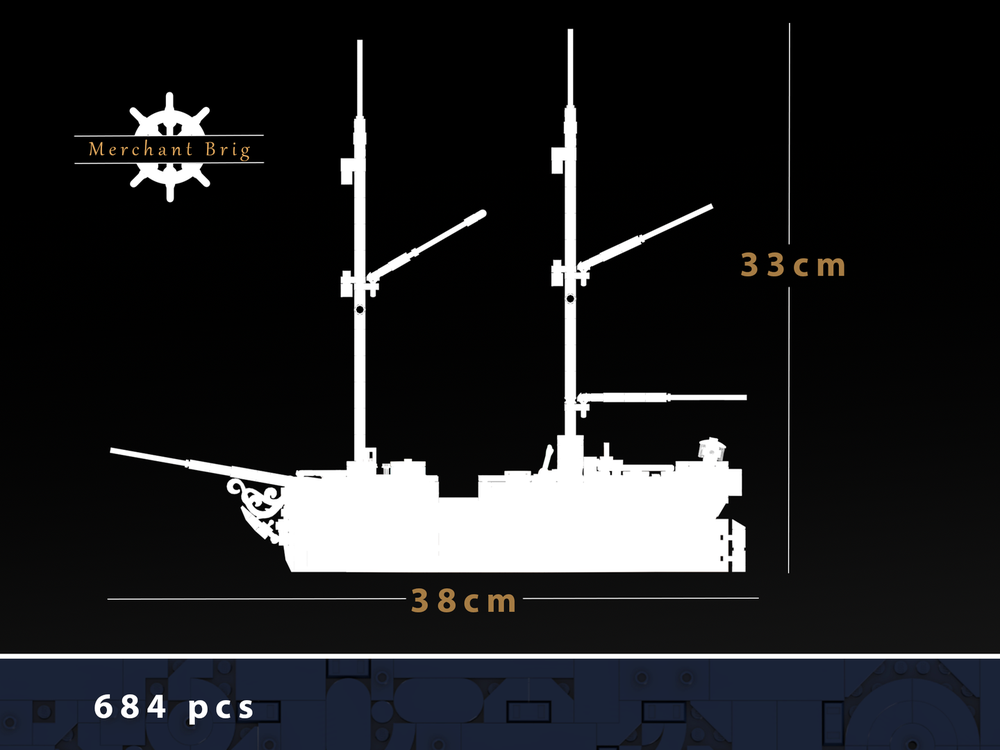 LEGO MOC Merchant Brig by Marius2002 | Rebrickable - Build with LEGO