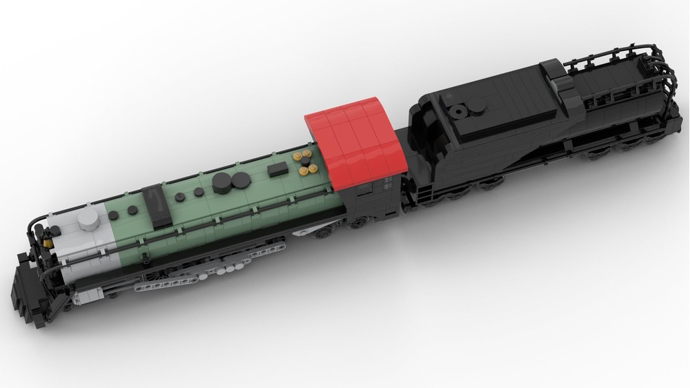 LEGO MOC Locomotive - RC - Great Northern S2 - MOC by Mimi68 | Rebrickable - Build with LEGO