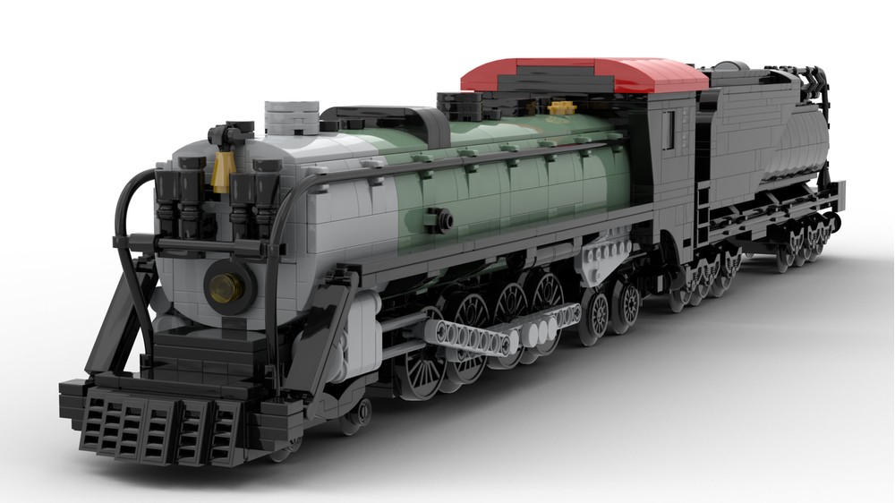 LEGO MOC Locomotive - RC - Great Northern S2 - MOC by Mimi68 | Rebrickable - Build with LEGO