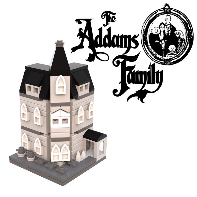 LEGO MOC Addams Family Mansion mini modular by Queer.Solutions ...