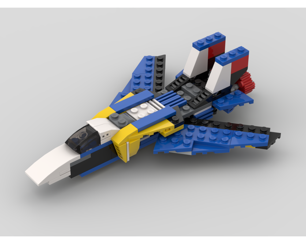 LEGO MOC 31087 F-14 Tomcat by KlintIsztvud | Rebrickable - Build with LEGO