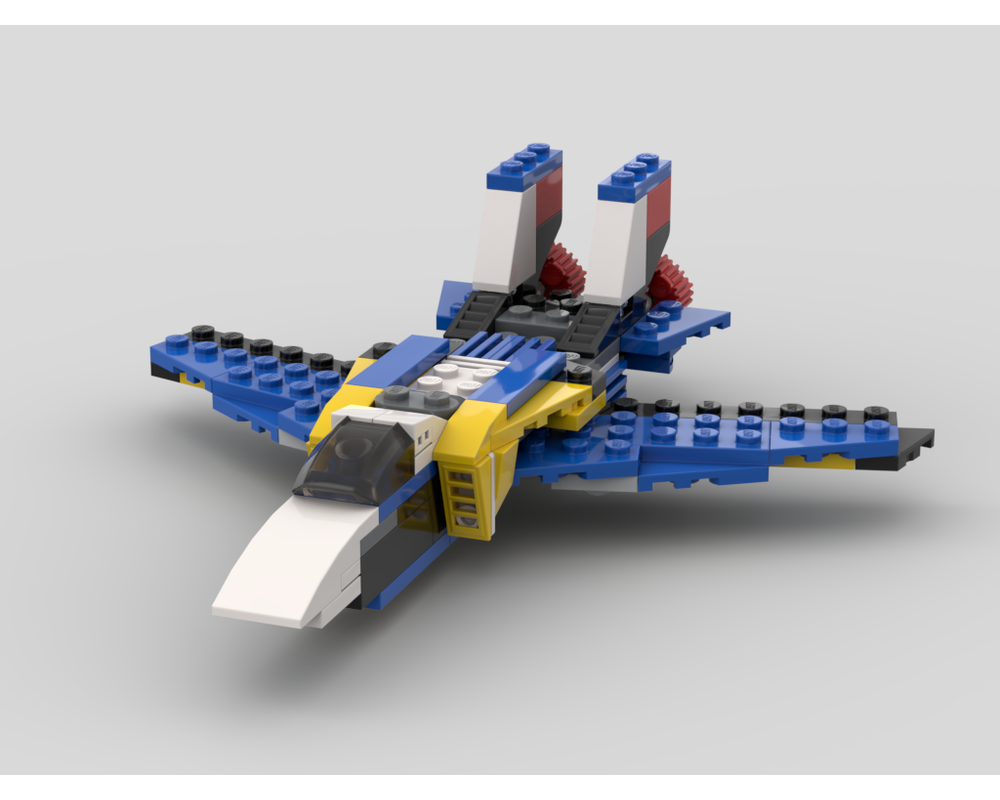 LEGO MOC 31087 F-14 Tomcat by KlintIsztvud | Rebrickable - Build with LEGO