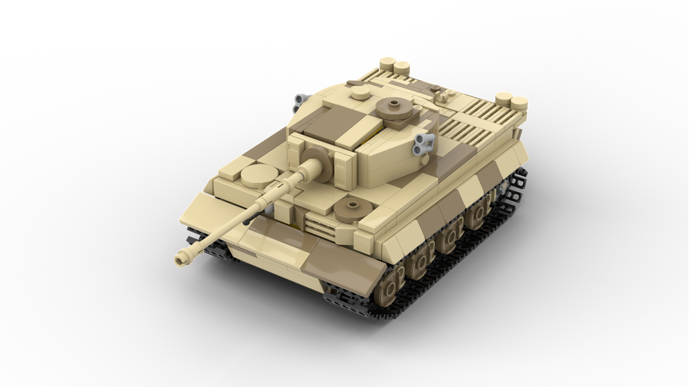 Lego Moc Tiger Tank Minifig Scale 142 By Qwinter Rebrickable