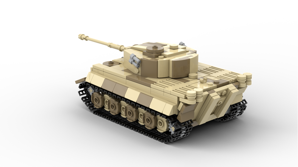 LEGO MOC Tiger Tank (Minifig Scale 1:42) by Qwinter | Rebrickable ...