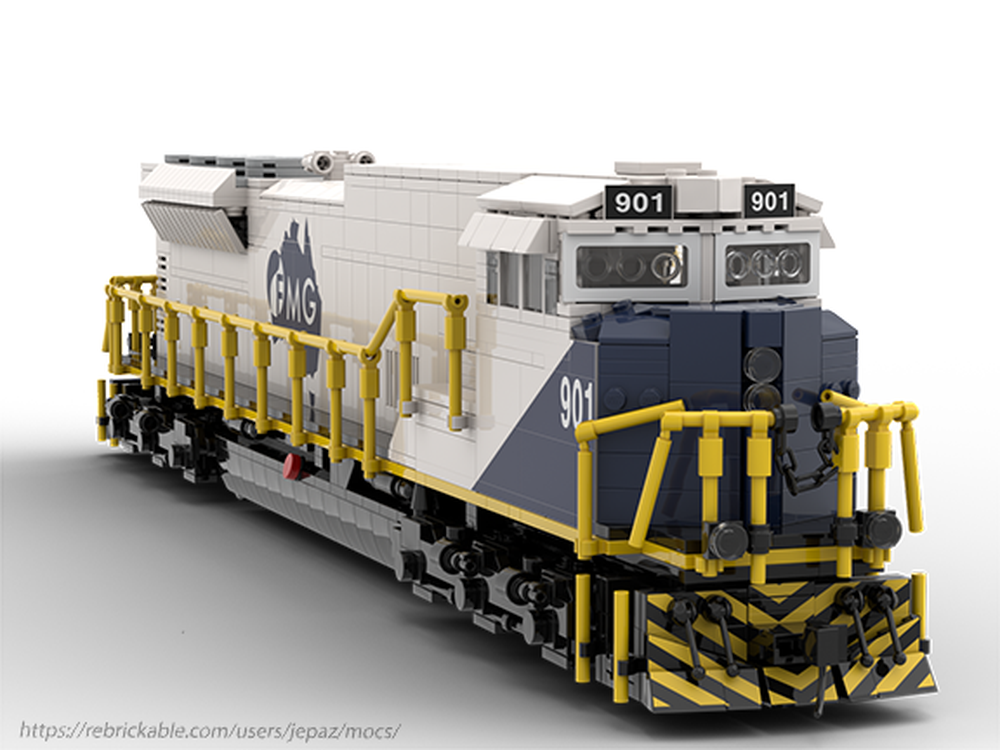 LEGO MOC EMD SD90-H Phase II FMG by jepaz | Rebrickable - Build with LEGO