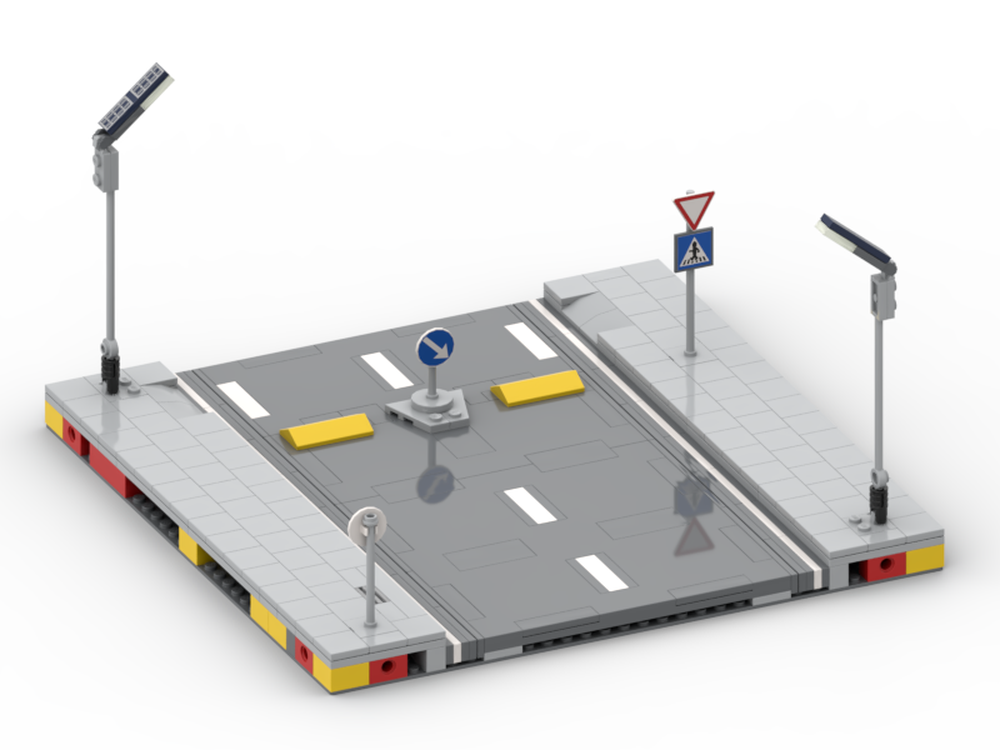 Lego Moc Mils Roundabout By Legofan21 Rebrickable Build With Lego