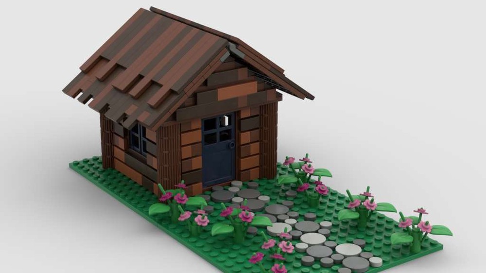 LEGO MOC Wood Cabin by jbeisser | Rebrickable - Build with LEGO
