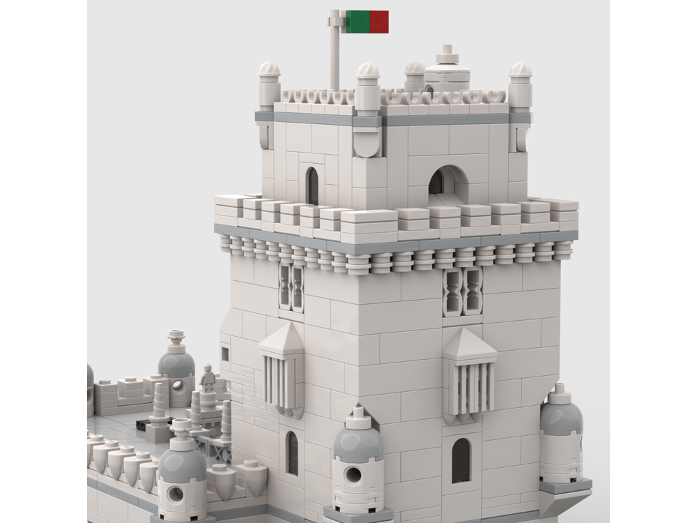 Lego Moc Torre De Belém Lisbon By Rauy Rebrickable Build With Lego
