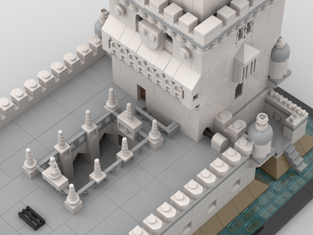 Lego Moc Torre De Belém Lisbon By Rauy Rebrickable Build With Lego