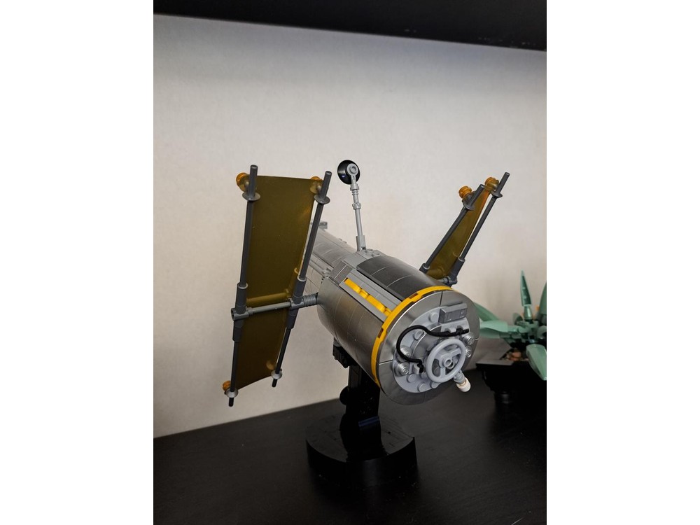 Lego Moc Hubble Space Telescope Stand By Ss3nse Rebrickable Build