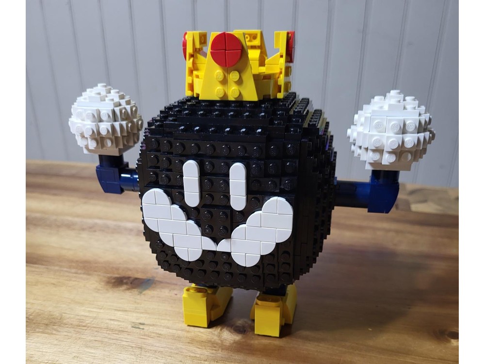 Lego Moc Mario King Bob Omb By Jedi Plb Rebrickable Build With Lego