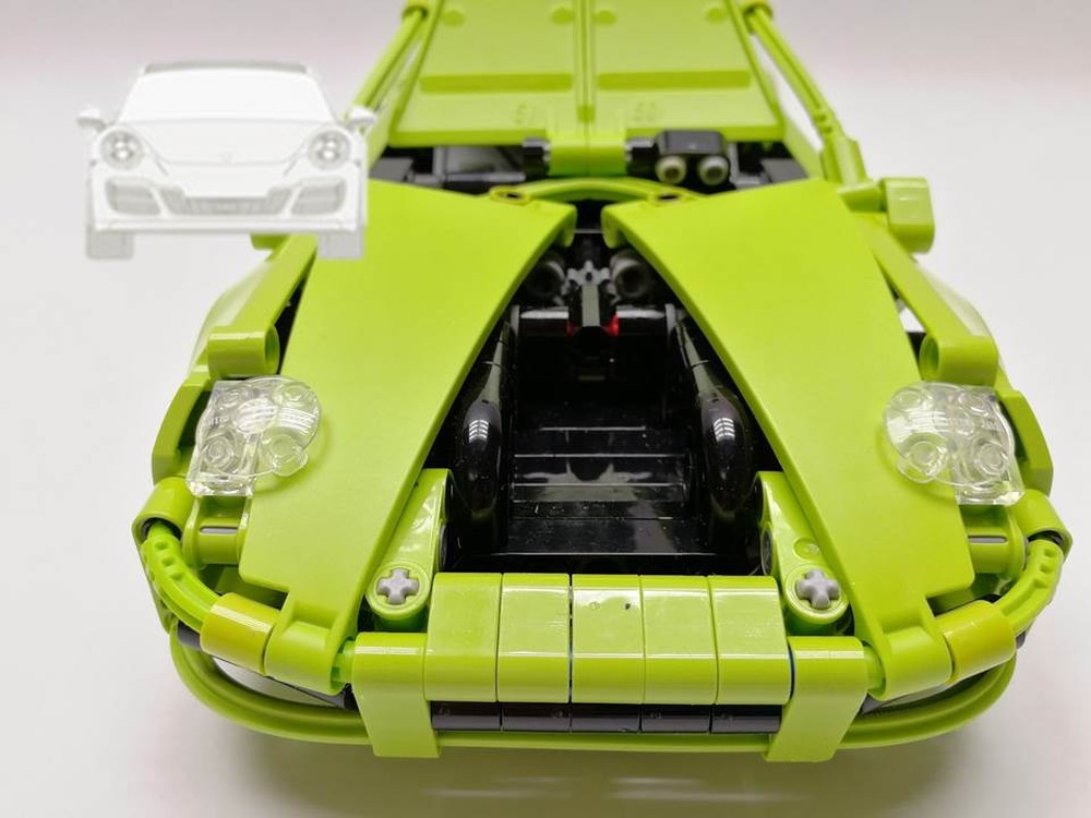 Lego Moc Porsche 911 Buwizz 30 By Moc60 Rebrickable Build With Lego