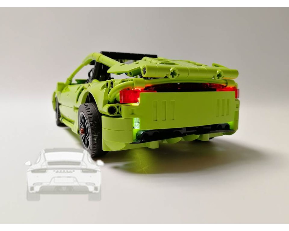 Lego Moc Porsche 911 Buwizz 30 By Moc60 Rebrickable Build With Lego