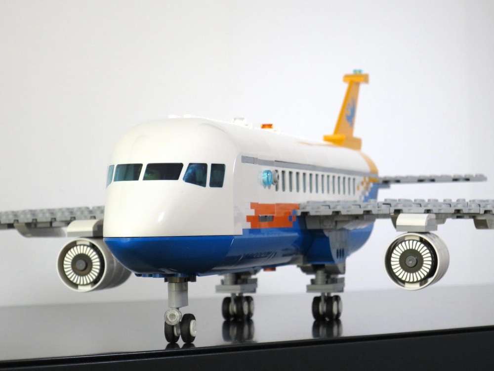LEGO MOC Passenger Airplane by lunabricks | Rebrickable - Build with LEGO