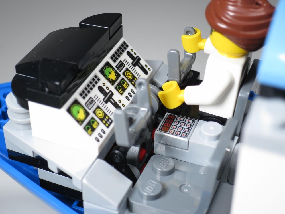 Lego Moc Passenger Airplane By Lunabricks Rebrickable Build With Lego