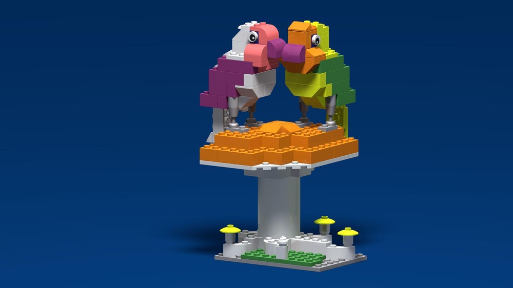 LEGO MOC 11022 Lovebirds by mattking4 | Rebrickable - Build with LEGO