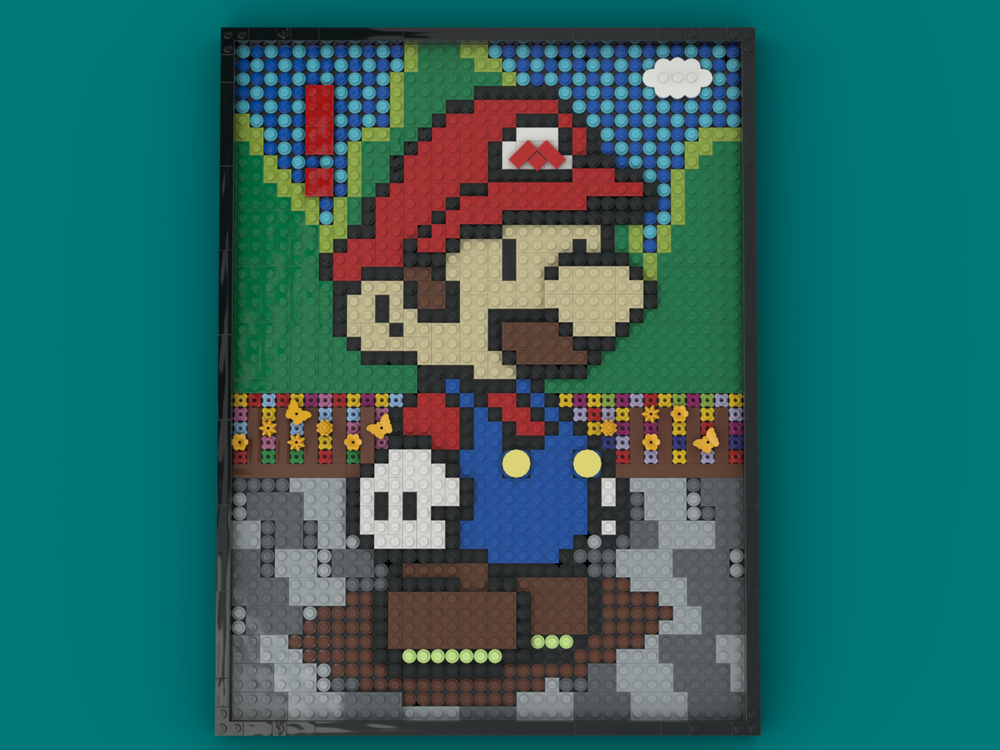 LEGO MOC Paper Mario frame Version 2 by hrodas | Rebrickable - Build ...