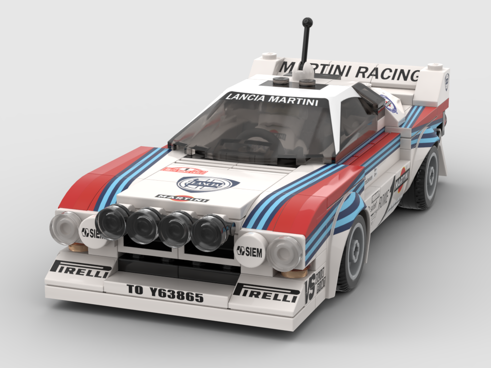 LEGO MOC-128607 Lancia Rally 037 Martini Racing - winner Rallye Monte ...