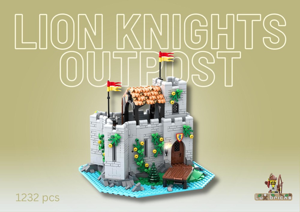 LEGO MOC Lion Knights' Outpost (addition to 10305 - "Lion Knights ...