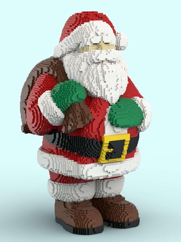 LEGO MOC Santa Sculpture by Wilmottslego | Rebrickable - Build with LEGO
