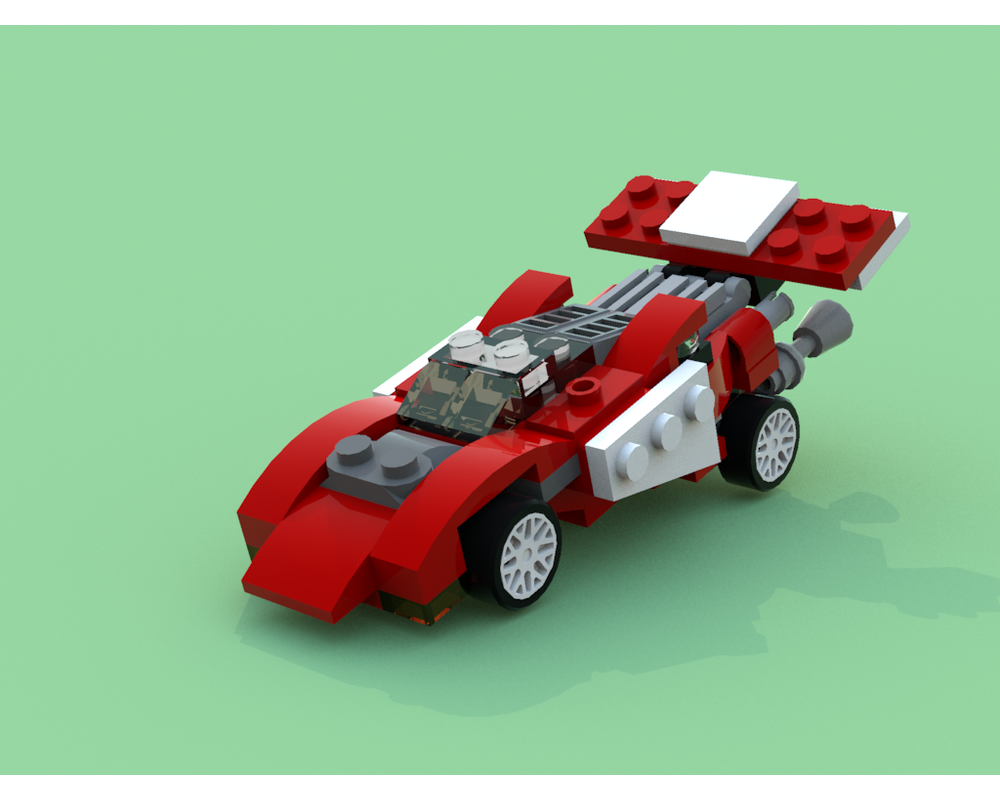 LEGO MOC 13+55 - Supercar by LegoOri | Rebrickable - Build with LEGO