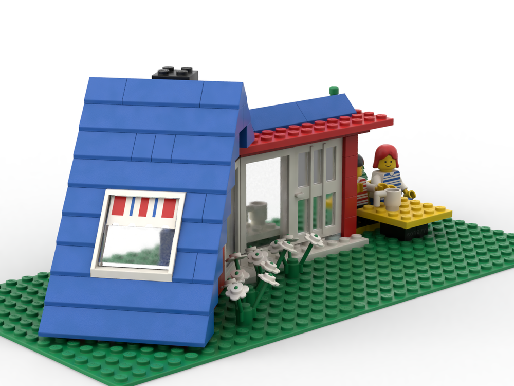 LEGO MOC 6370 House with angle by se1977 | Rebrickable - Build with LEGO