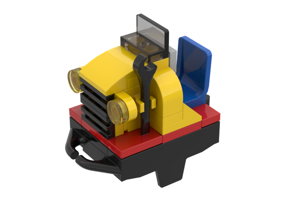 LEGO MOC Tiny engine for roller coaster tracks by Noppenparade ...